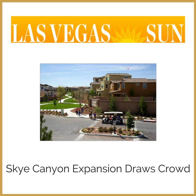 Las Vegas Sun: Skye Canyon Phase 2 First Look - Stephanie Forte